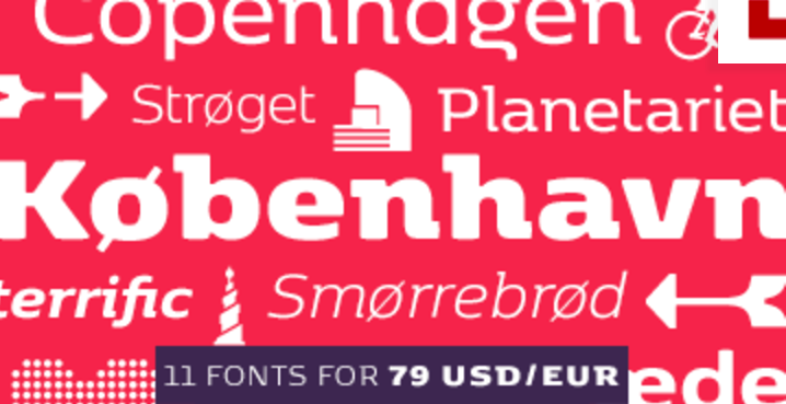 A font for Copenhagen | København